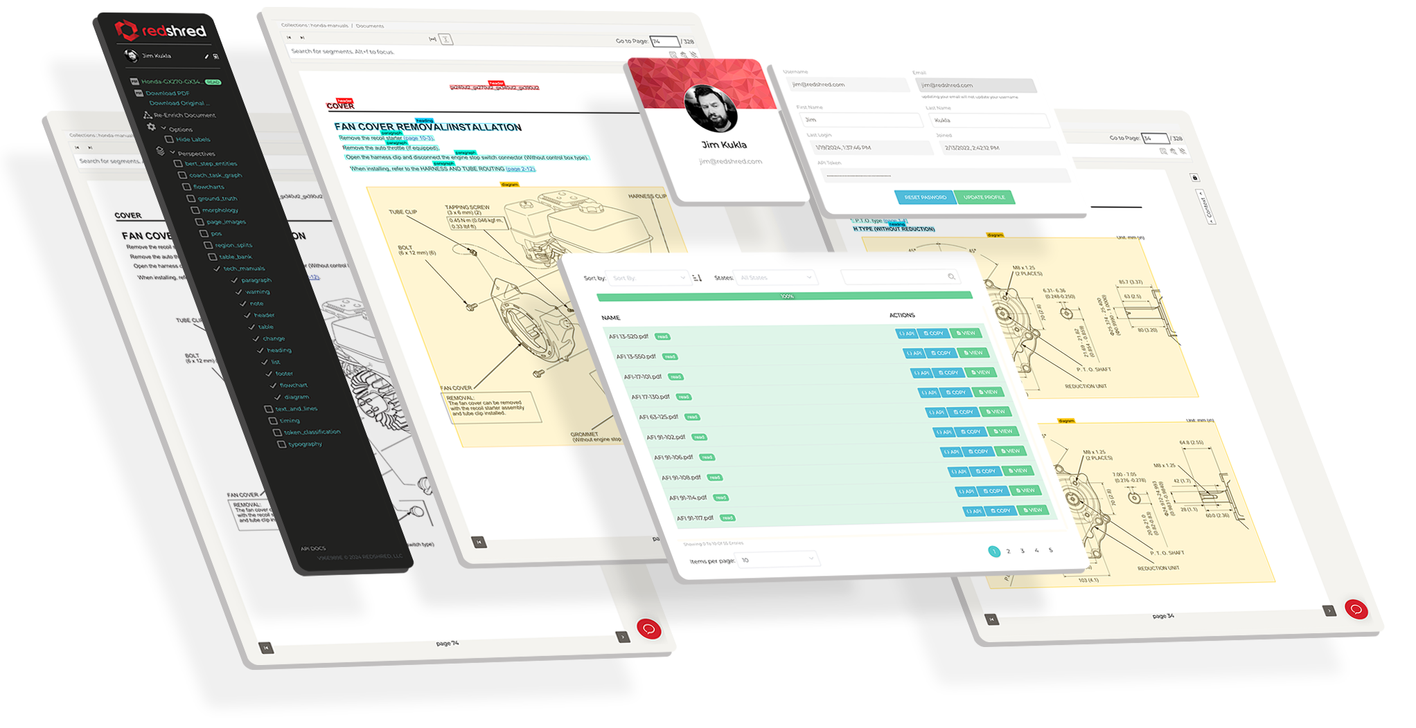 Redshred: Documents-as-a-Database Platform